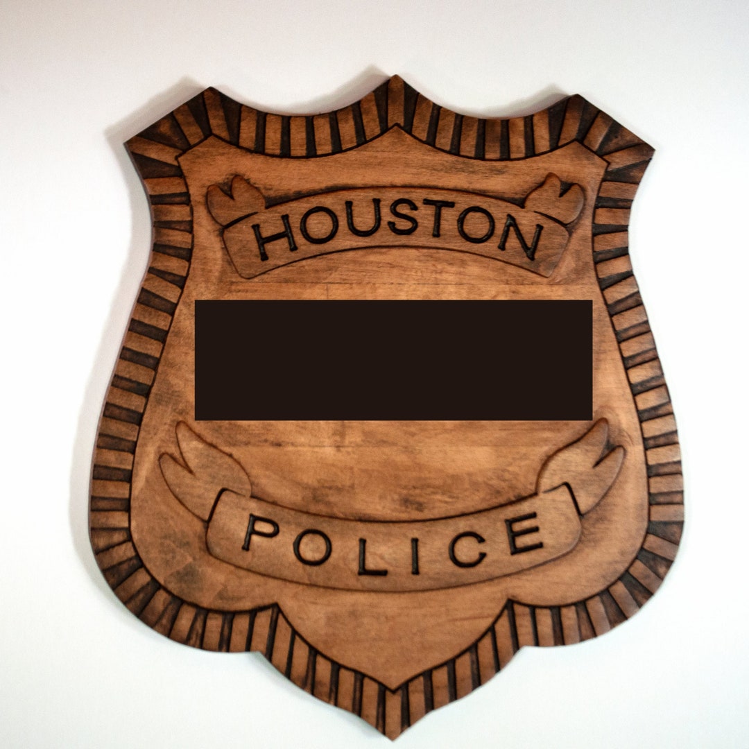 Houston Police Department Badge - Etsy
