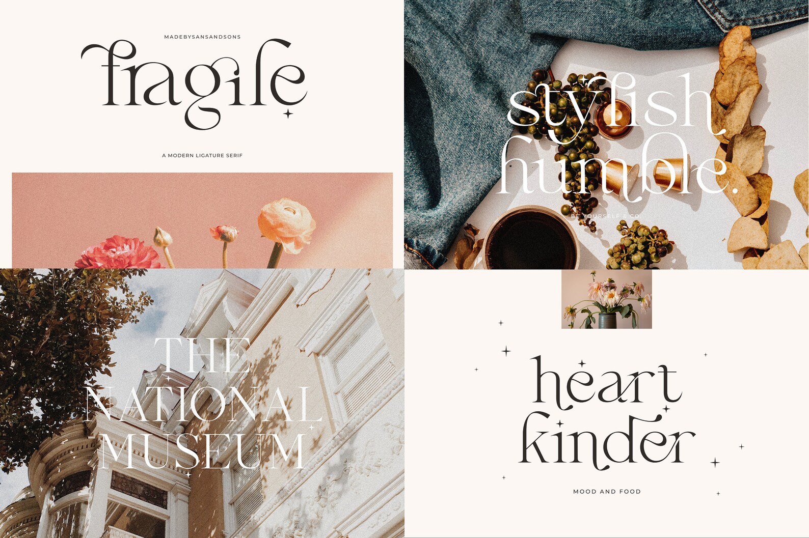 Modern Font Bundle 4 Procreate Fonts Cricut Fonts Canva - Etsy