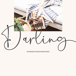 Charlotte Calligraphy Font: Modern Script, Wedding Design - Etsy