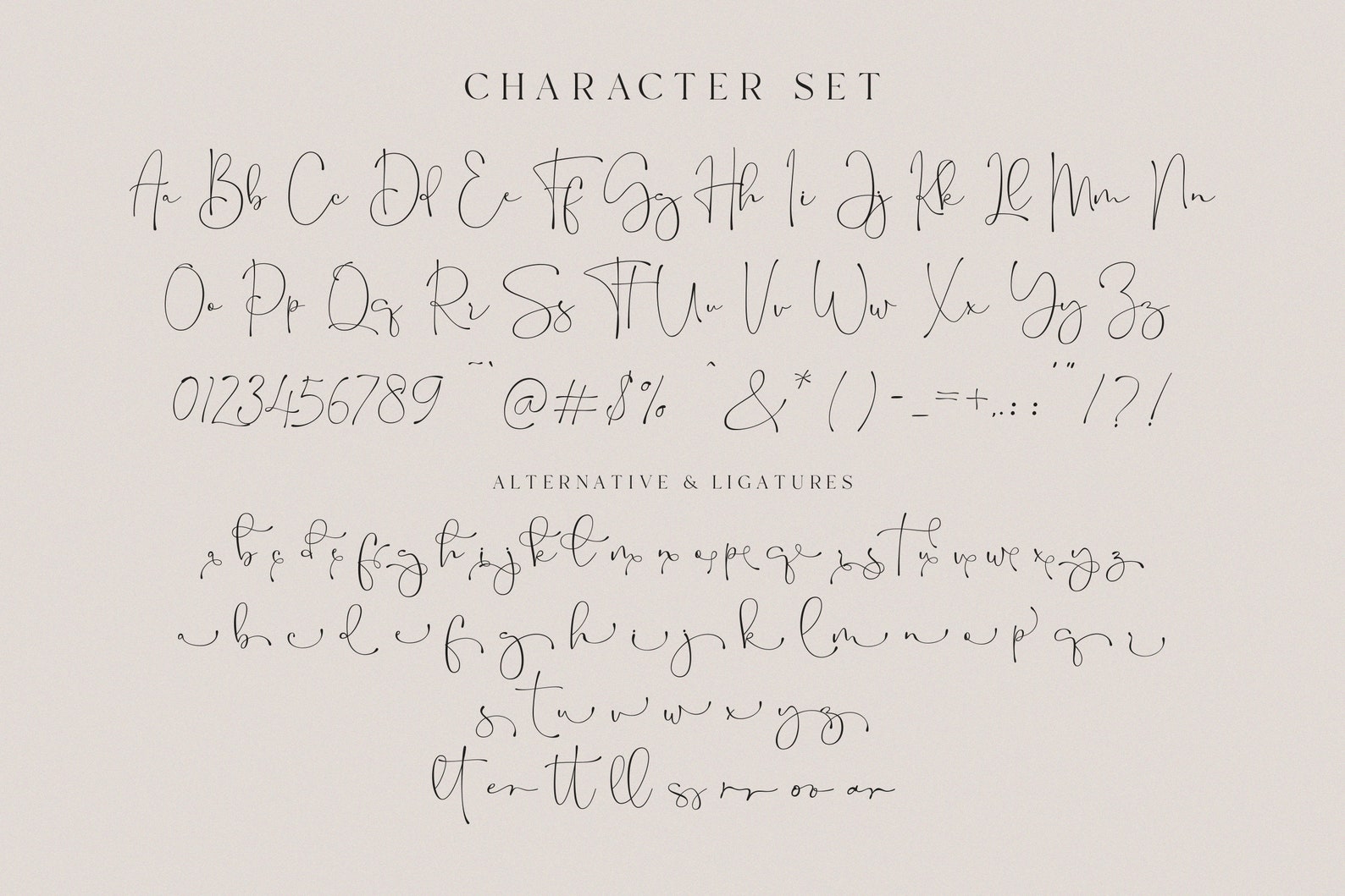 Bethany Script Romantic Font Procreate Font Modern - Etsy