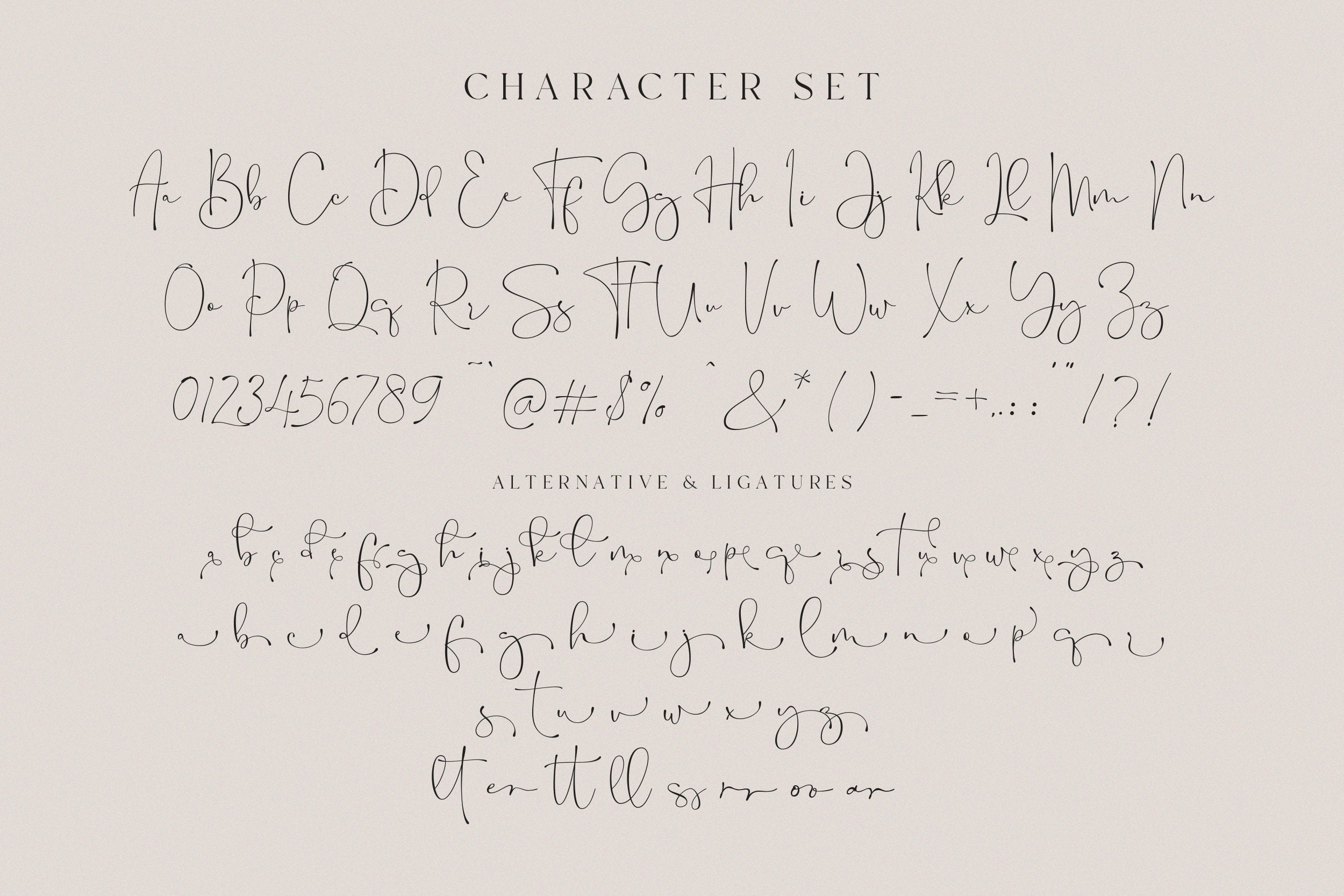 Bethany Script Romantic Font Procreate Font Modern - Etsy