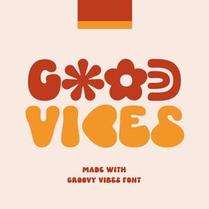 Groovy Vibes Retro Font, Graphic Font, Boho Font, Wedding Font, Logo ...