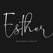 Esther Script Modern Calligraphy, Cricut Fonts, Fonts for Cricut ...