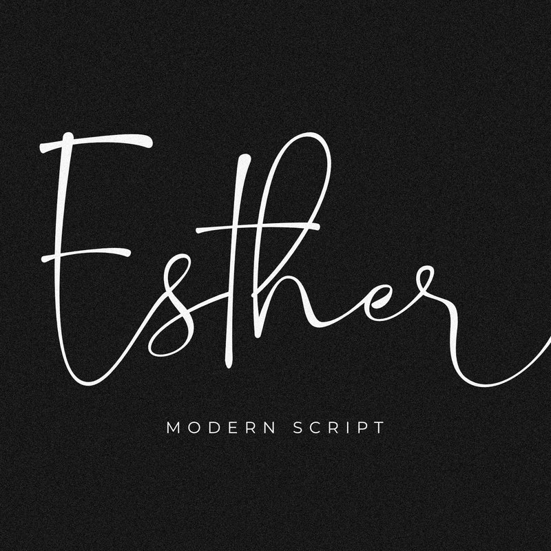 Script Font - Etsy