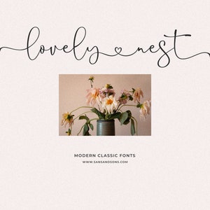 Antlers - Signature Font, Script Font, Wedding Font, Modern Font ...