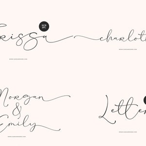 Calligraphy Font Bundle - Wedding Font, Romantic Font,lovely Font ...