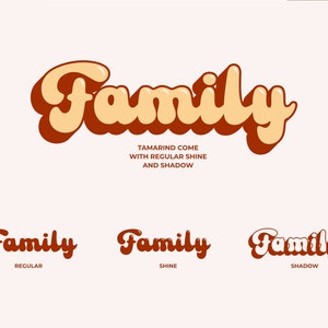 Tamarind Retro Script Font, Boho Font , Wedding Font, Logo Font, Canva ...