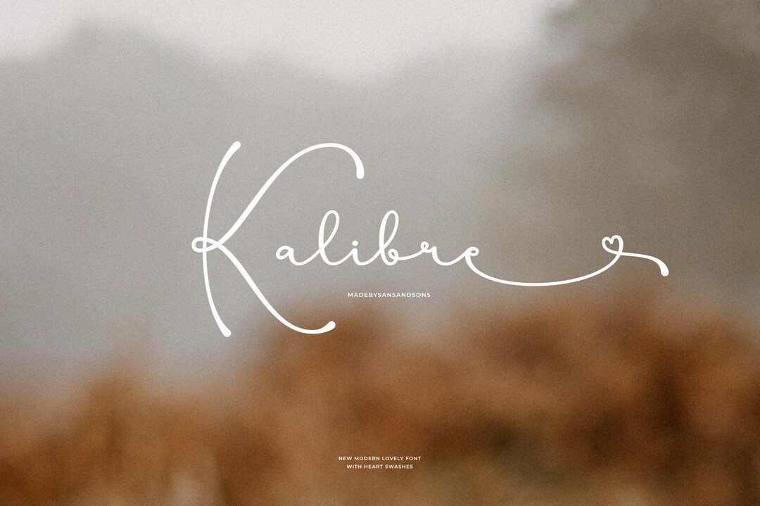 Abigail Script Font Lovely Font, Calligraphy Font, Handwritten Font ...