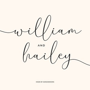 Amellia - Handwritten Font, Wedding Font, Signature Script Font ...