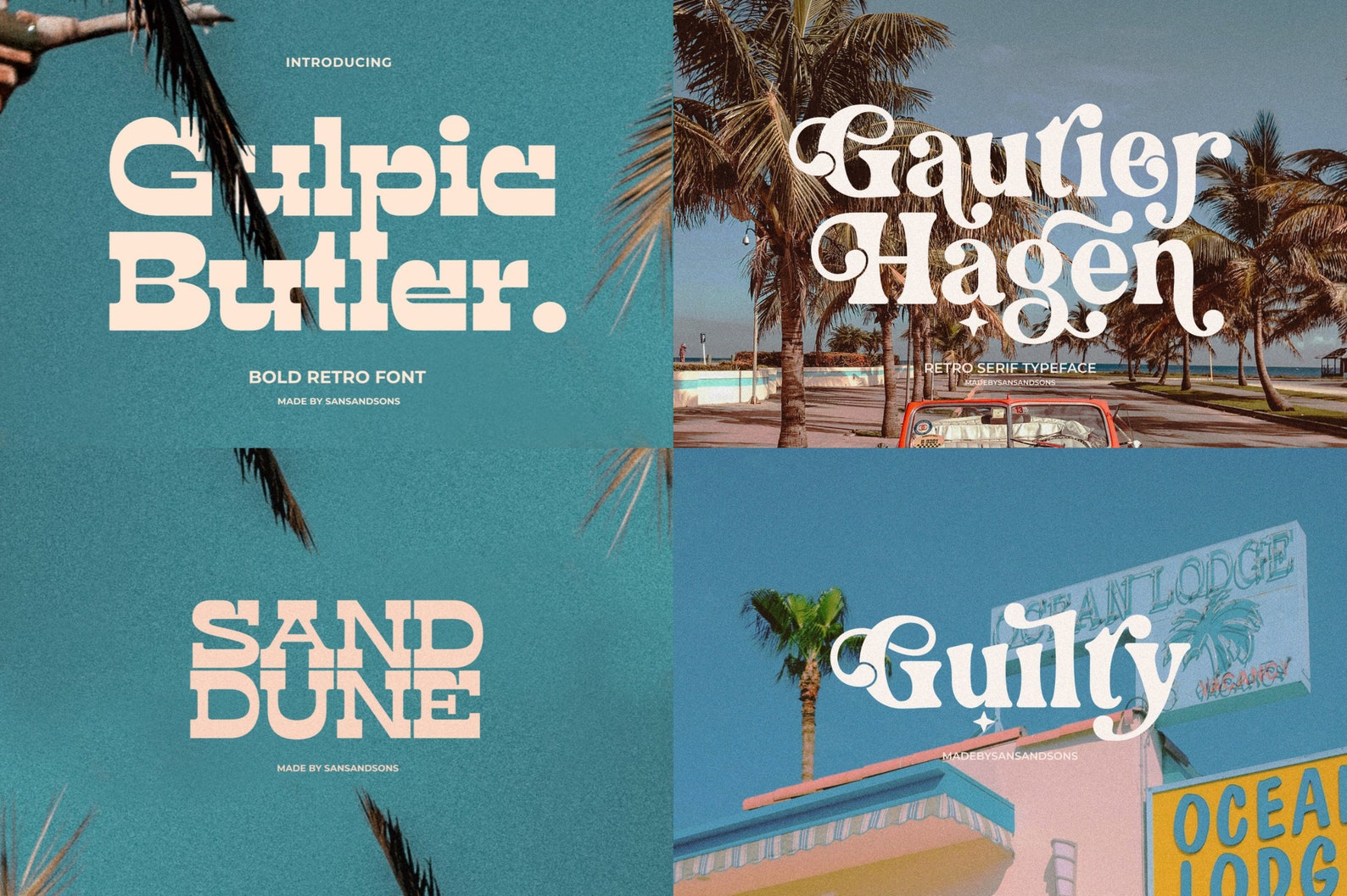 Modern Font Bundle: 12 Typefaces for Cricut & Procreate - Etsy