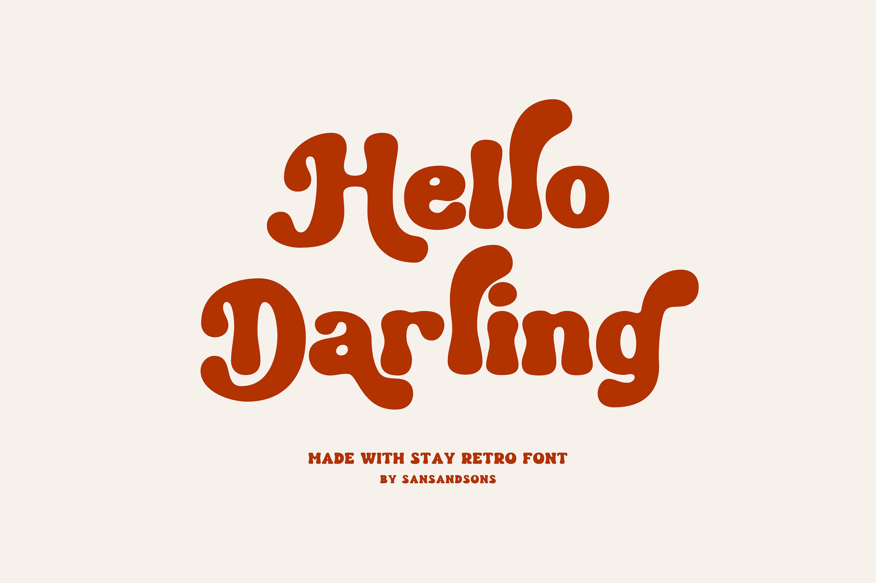 Stay Retro Groovy Font Retro Serif Font Procreate Font - Etsy