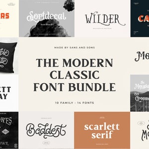 Special 50 Font Bundle Vol. 1 - Cricut Font, Procreate Font, Canva Font ...