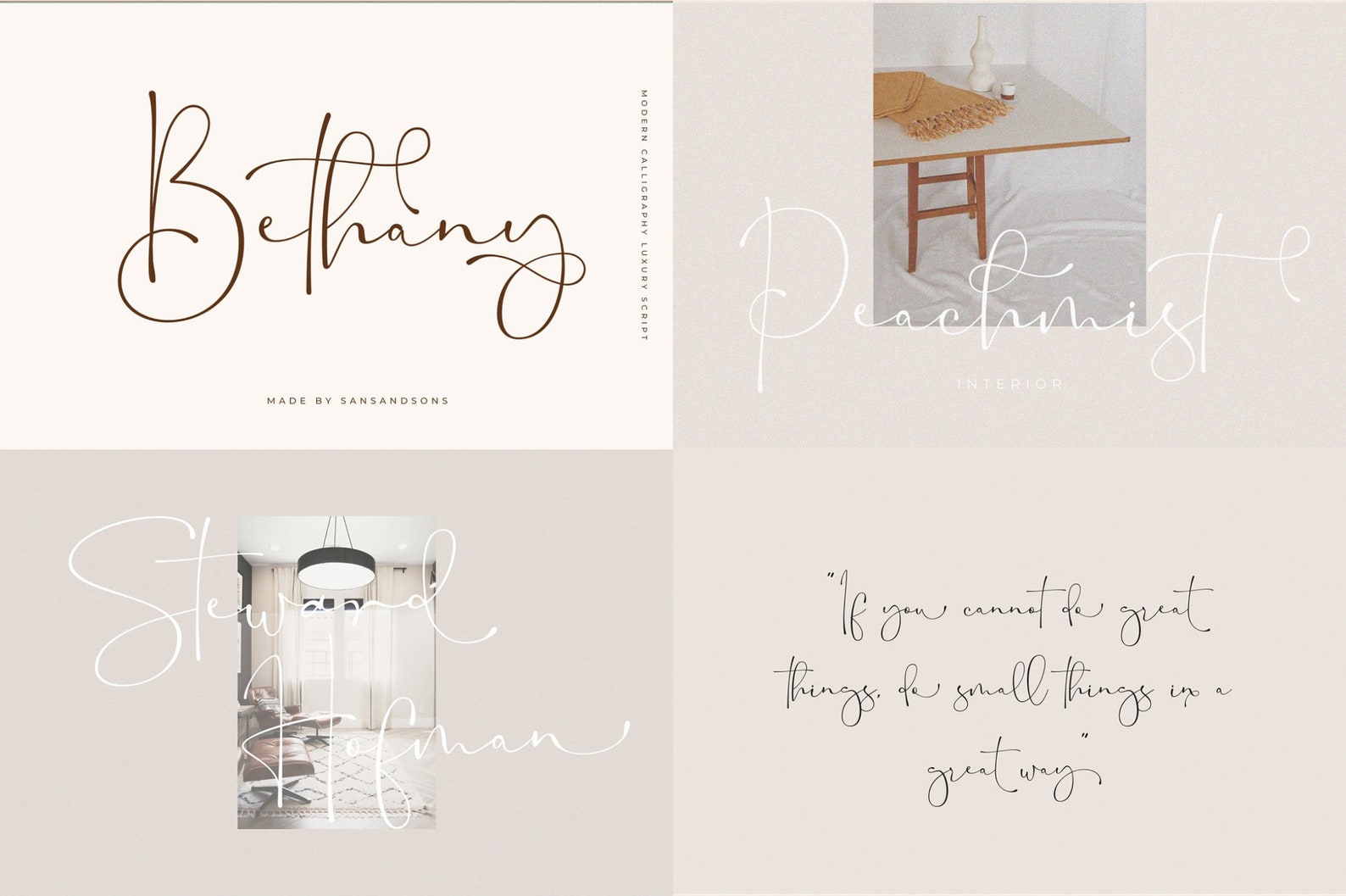 Modern Font Bundle 4 Procreate Fonts Cricut Fonts Canva - Etsy