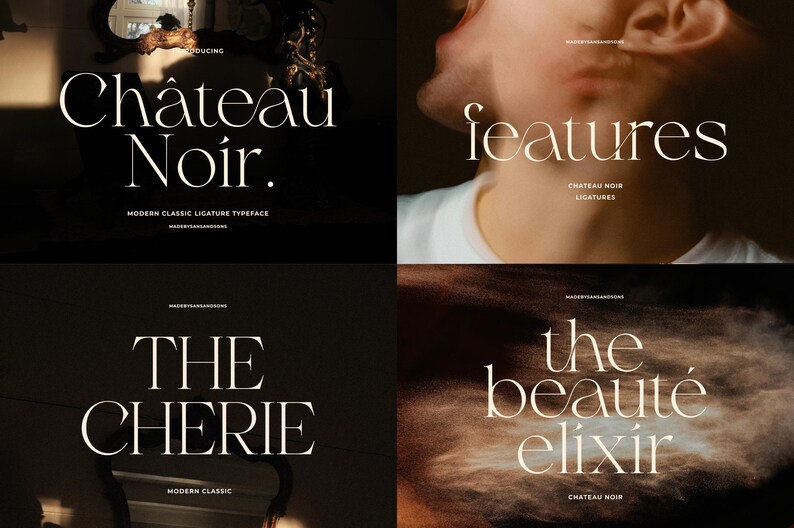 Modern Font Collection: 10 Elegant Typefaces (commercial License) - Etsy