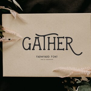 Farmyard - Farmhouse Fonts, Cricut Fonts,rustic Fonts, Country Fonts ...