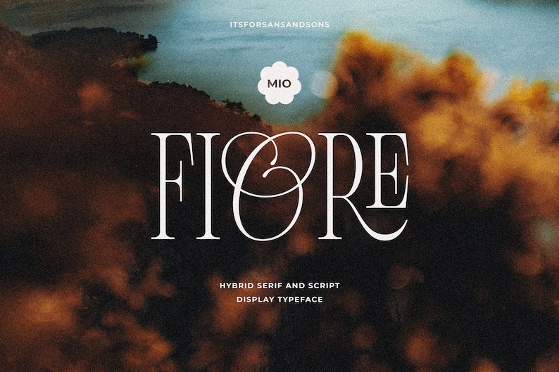 Fiore Serif Font: Elegant Script for Cricut, Canva - Etsy