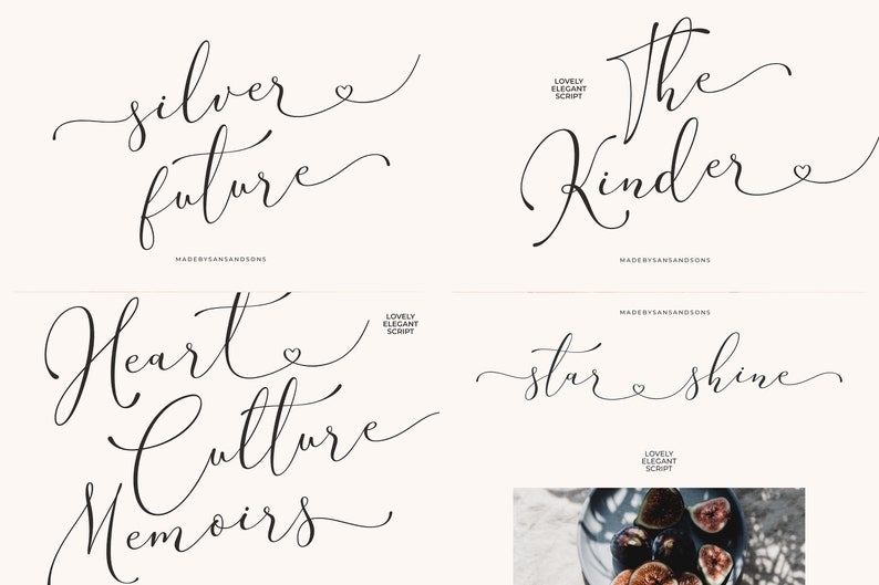 Modern Font Bundle 4 Procreate Fonts Cricut Fonts Canva - Etsy