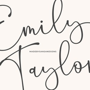 Charlotte - Calligraphy Font, Wedding Font, Modern Font, Script Font ...