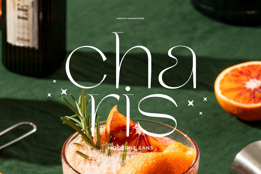 Charis Sans: Elegant Modern Font for Logo & Wedding Design - Etsy