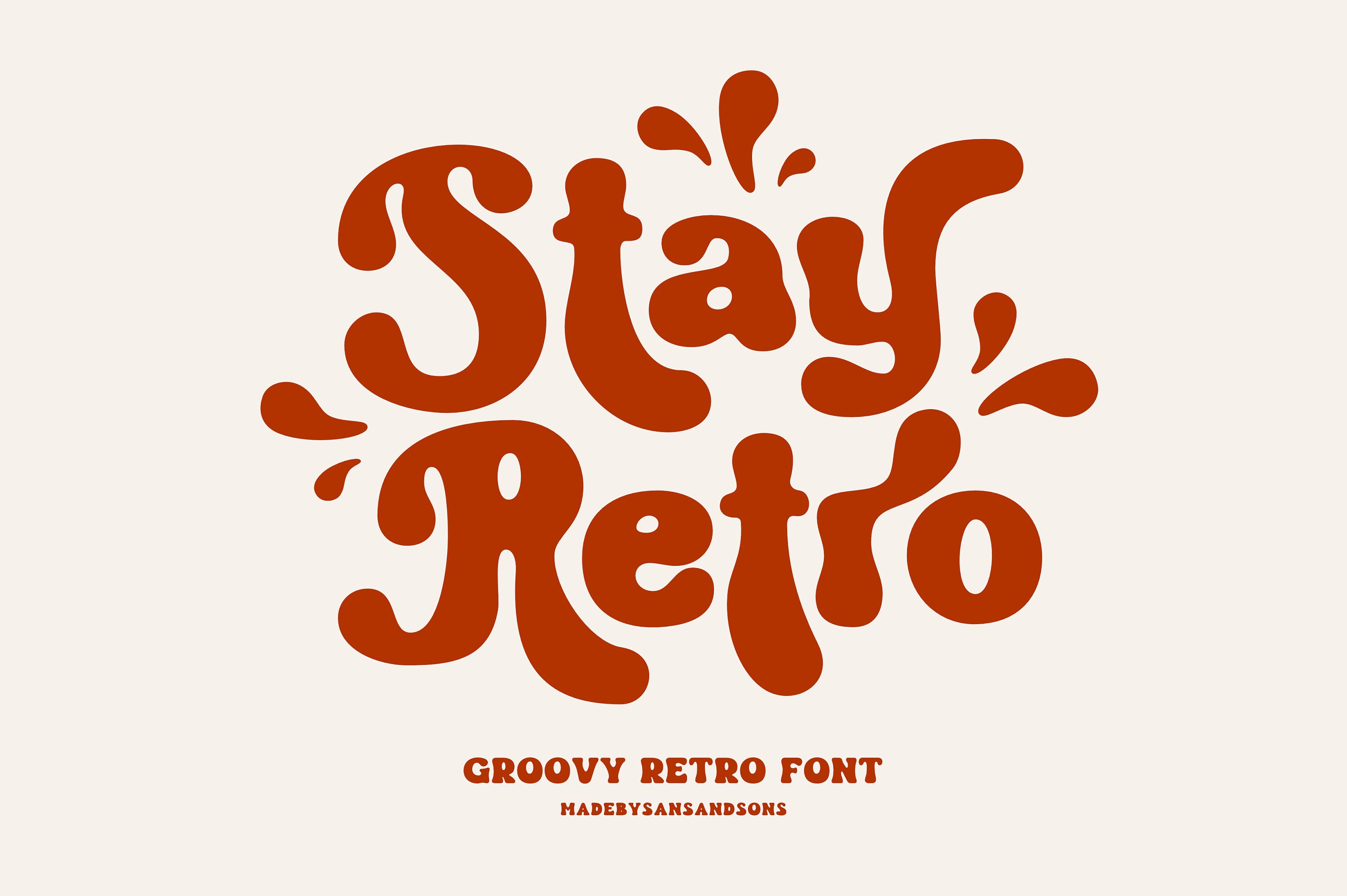 Stay Retro - Groovy Font