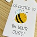 Bee in Your Class- Back to School | Back to School Printable - Etsy