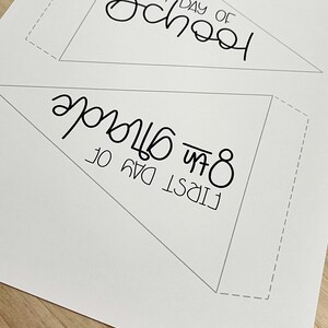 First Day of School Pennant Flags- ALL GRADES INDLUDED + Extras | Back ...
