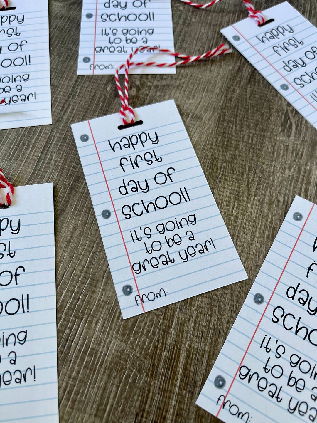 Happy First Day Gift Tag- Back to School | Back to School Printable - Etsy