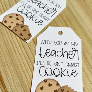 With You as My Teacher I'll Be One Smart Cookie- Back to School | Back ...