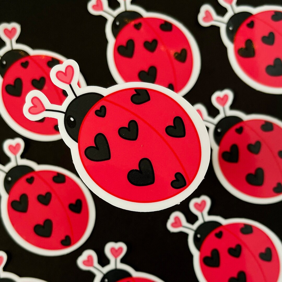 Love Bug Sticker | Love Bug | Laptop Sticker | Water Bottle Sticker ...