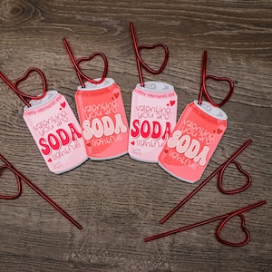 Soda-lightful Valentine’s Cards | Soda Theme Valentine | Valentines Day ...