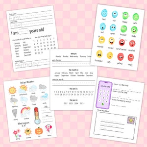 Morning Menu | Homeschool Menu Pages | Morning Menu Template | Morning ...