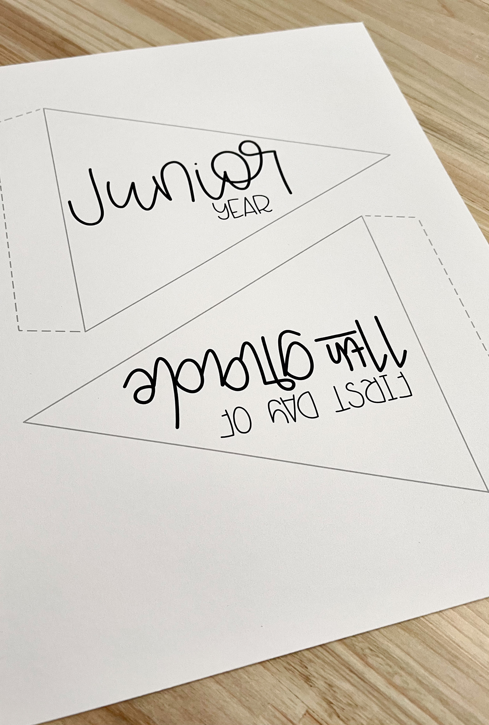 First day of school pennant flags ALL GRADES INDLUDED | Etsy