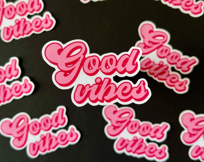 Bad Vibes Dont Go With My Outfit Sticker, Cute Stickers, Girly Stickers ...