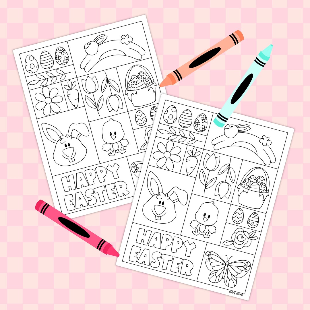 Easter Bunny Coloring Pages | Easter Activity | Kids Activity | Kids ...