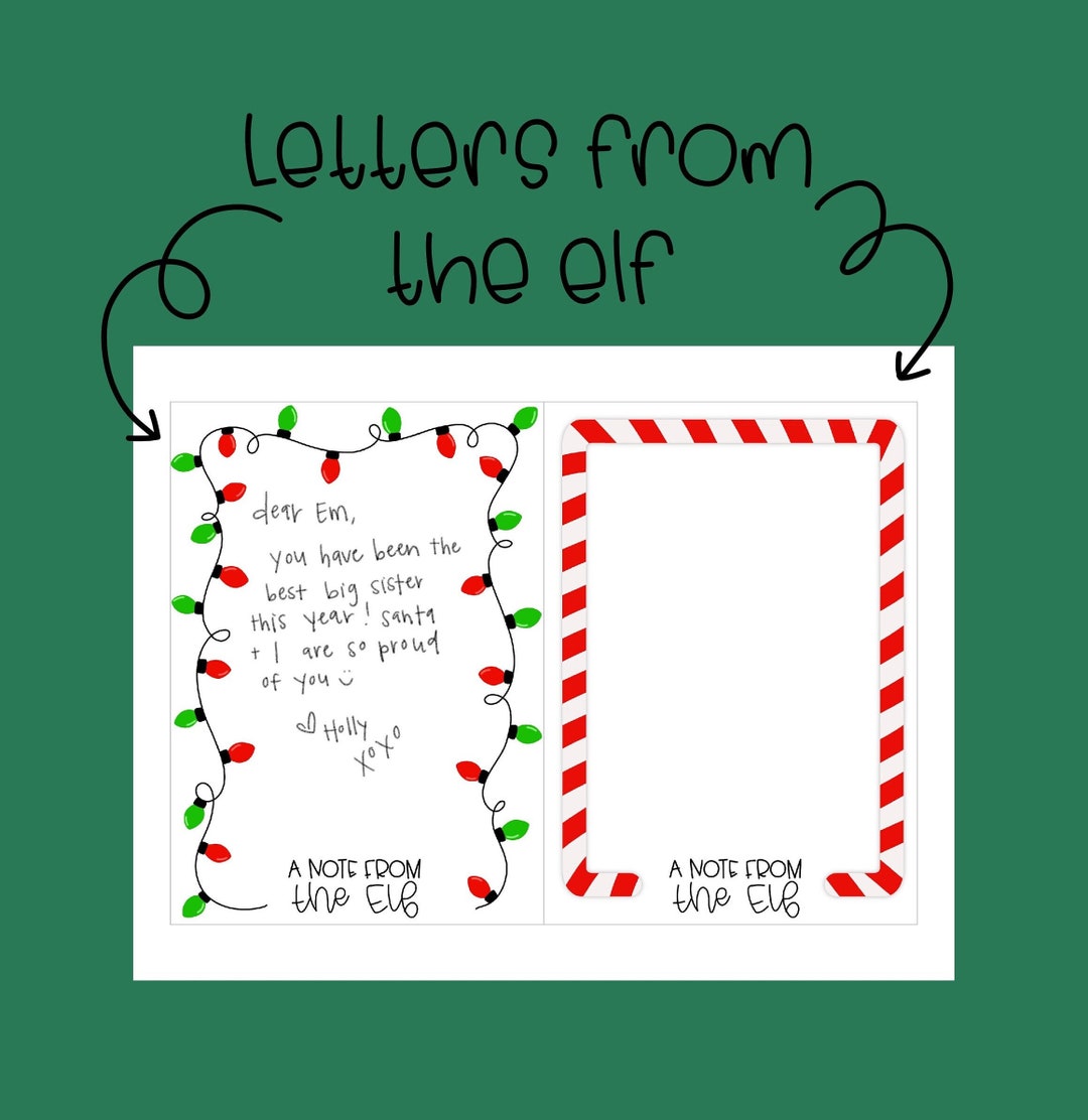 Letters From the Elf | Winter Activity | Kids Activity | Christmas ...
