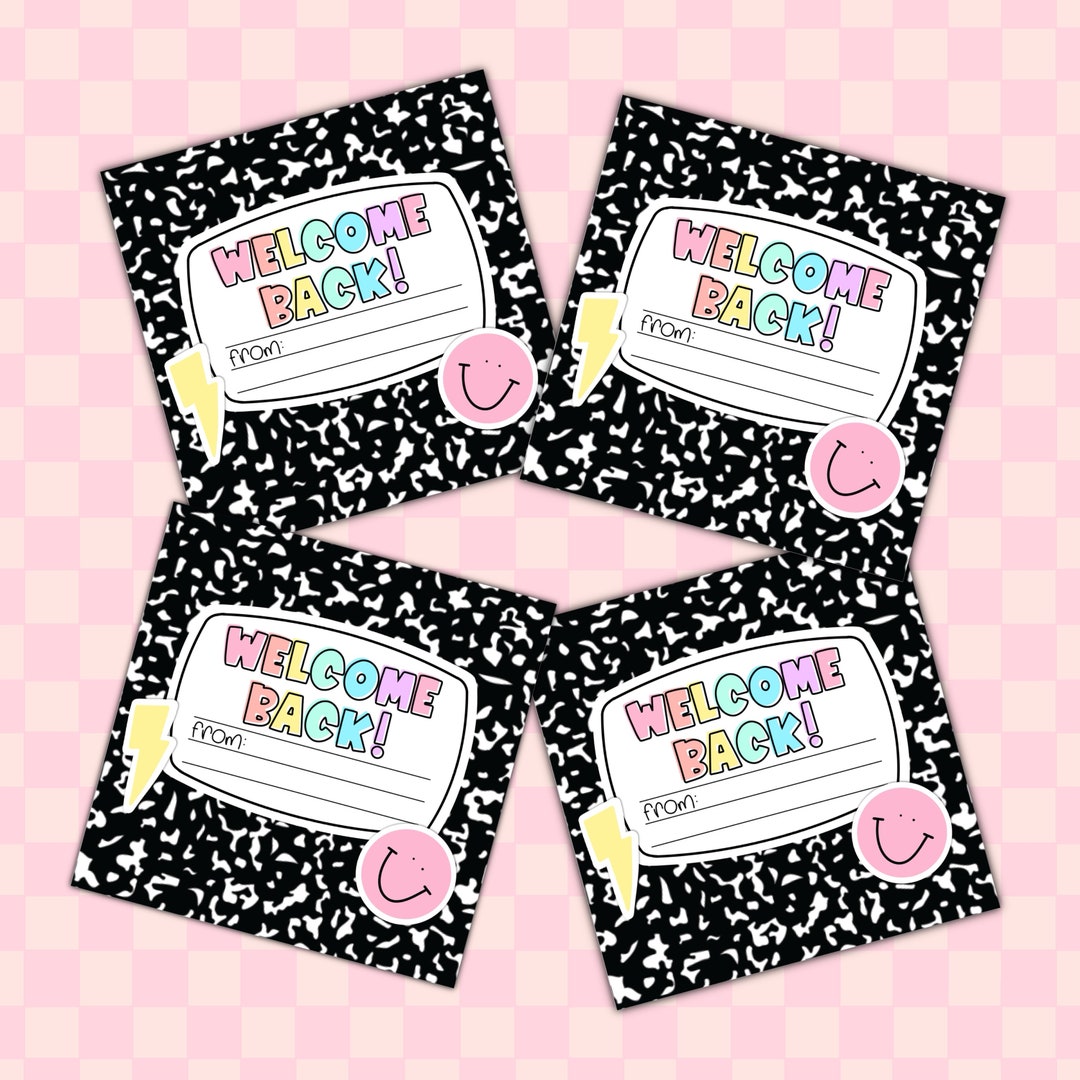 Welcome Back Tags- Back to School | Back to School Printable - Etsy