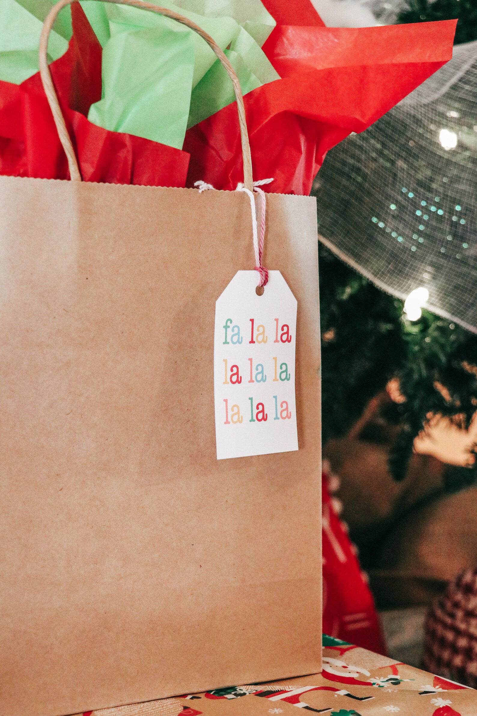 Colorful Christmas Gift Tags | Gift Tags | DIY Wrapping | Gift Wrap ...