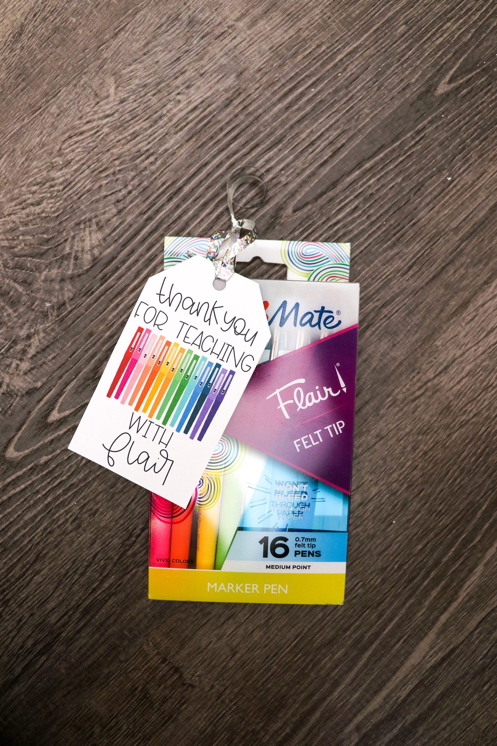 Thank You for Teaching With Flair Teacher Appreciation - Etsy