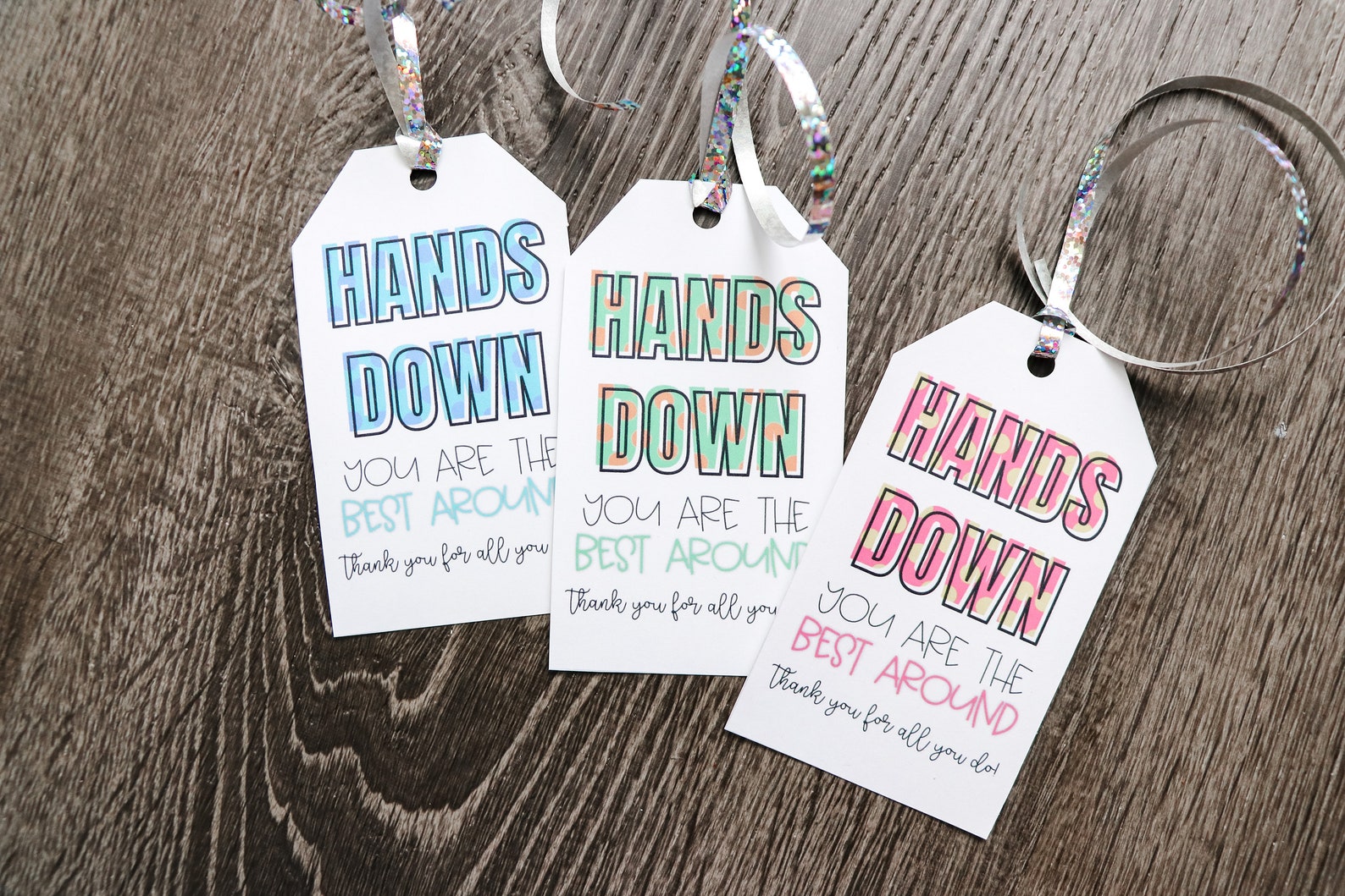 Hands Down You're the Best Around Teacher Appreciation - Etsy