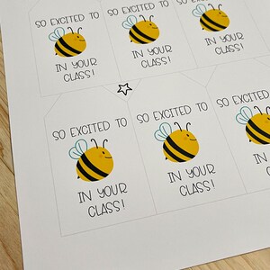 Bee in Your Class- Back to School | Back to School Printable - Etsy