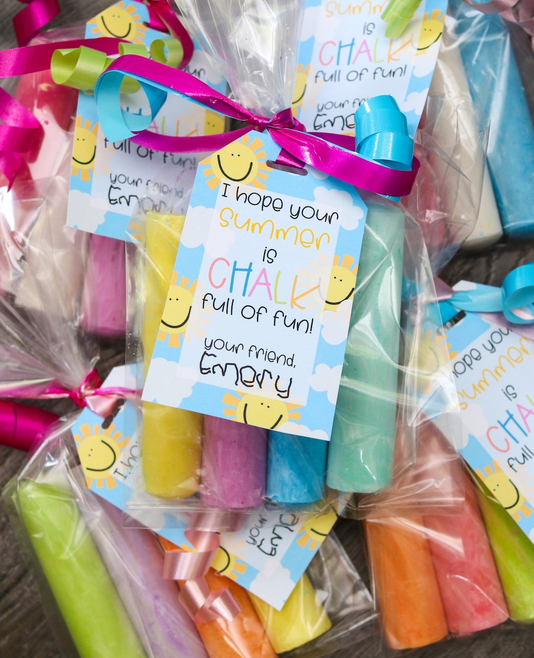 Chalk Full of Fun | End of the Year Tags | Summer Fun | Summer Activity ...