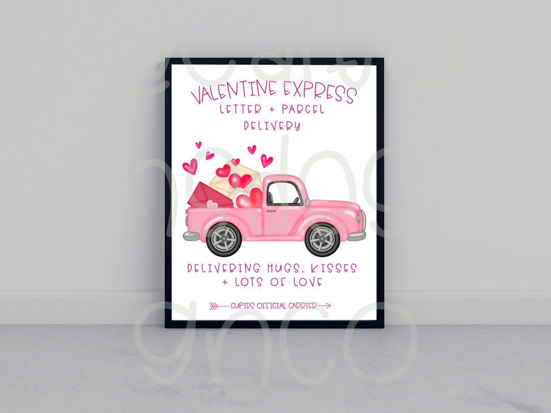 Valentine Express Printable - Etsy