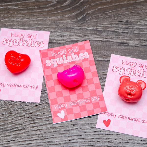 Squishy Valentine Card - Etsy