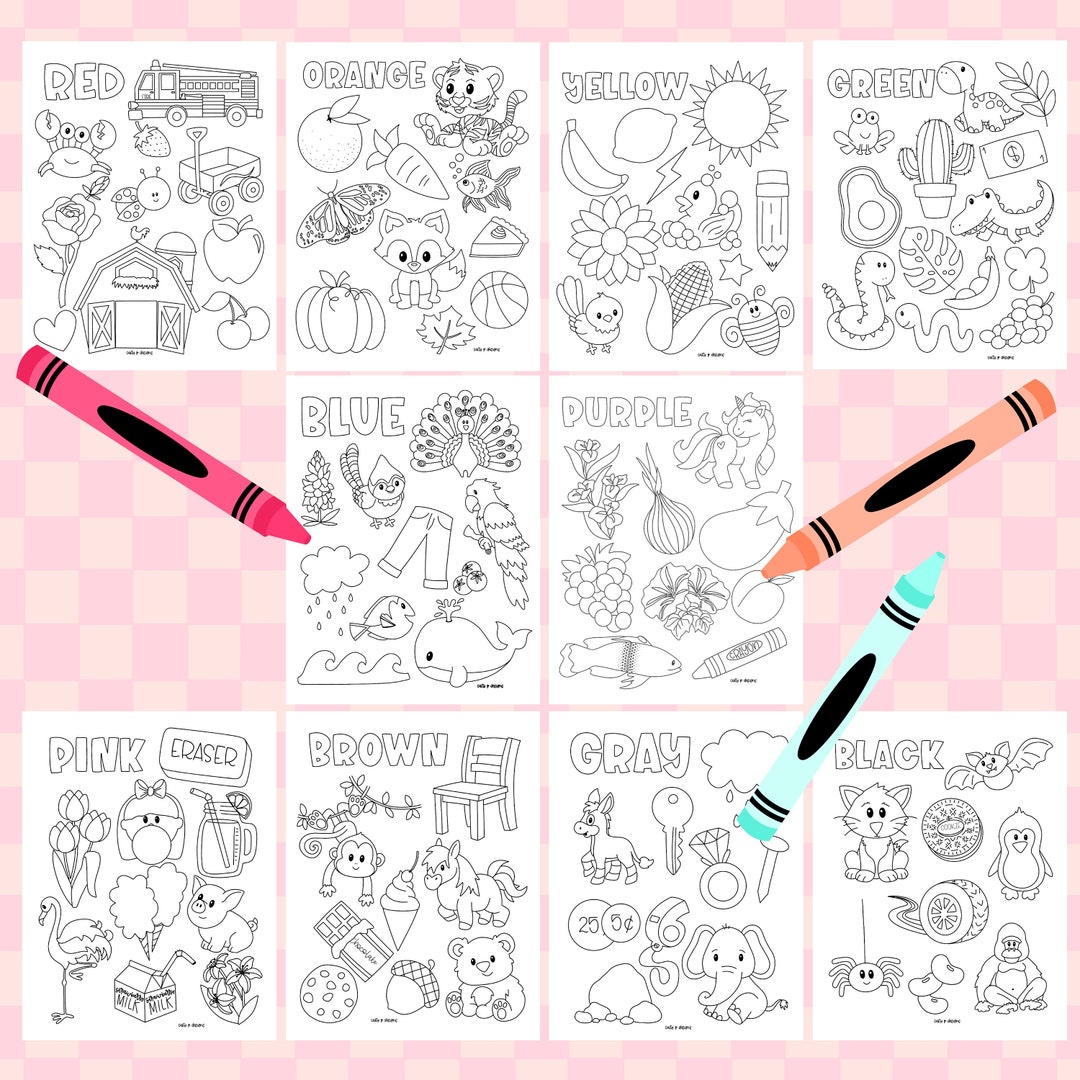 Colors Book | Coloring Books | Colors of the Rainbow | Coloring ...