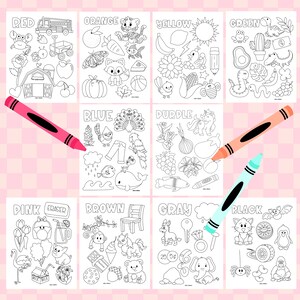 Colors Book | Coloring Books | Colors of the Rainbow | Coloring ...