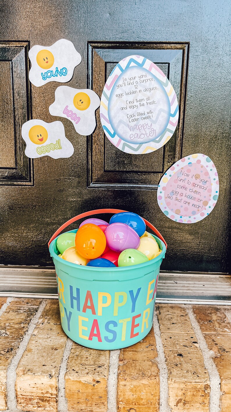 You've Been Egged Digital Download | Easter Activity | Kids Activity - Etsy