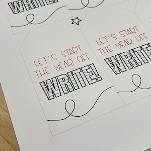Start the Year off Write- Back to School | Back to School Printable - Etsy