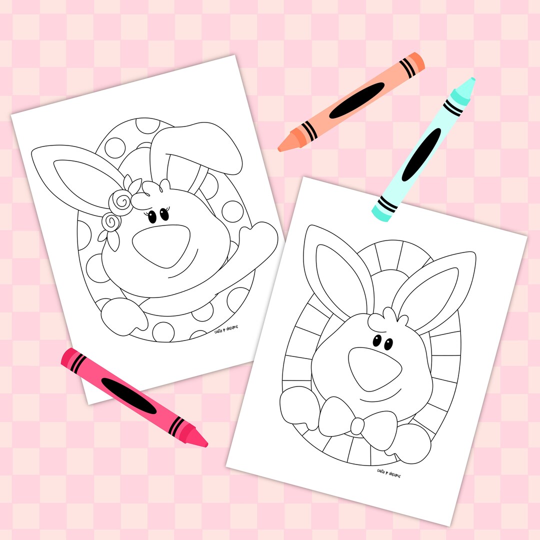 Easter Bunny Coloring Pages | Easter Activity | Kids Activity | Kids ...