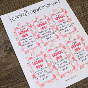 Tickled Pink | Teacher Appreciation Printable Tags | Teacher ...