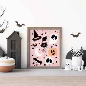 Scary Cute Printable - Pink | Halloween Activity | Halloween Printable ...